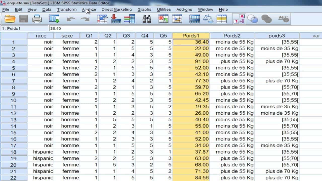 SPSS (tutoriel 14b) - statistiques descriptives - VideoTutoriels