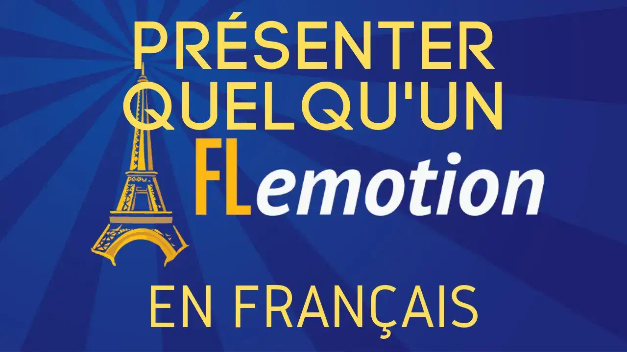 Leçon n°2 de français pour débutant : présenter quelqu’un ...