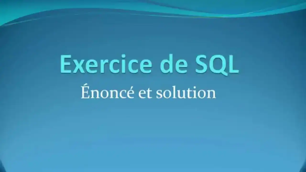 Exercice SQL avec solution - Requête d'exclusion - Tutoriel SQL ...