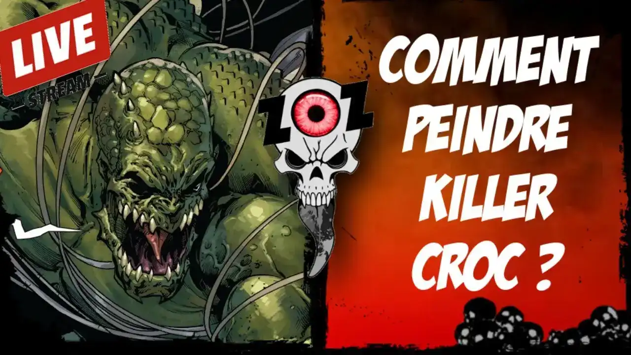 Tutoriel peinture figurine : Killer Croc de Batman Gotham City ...