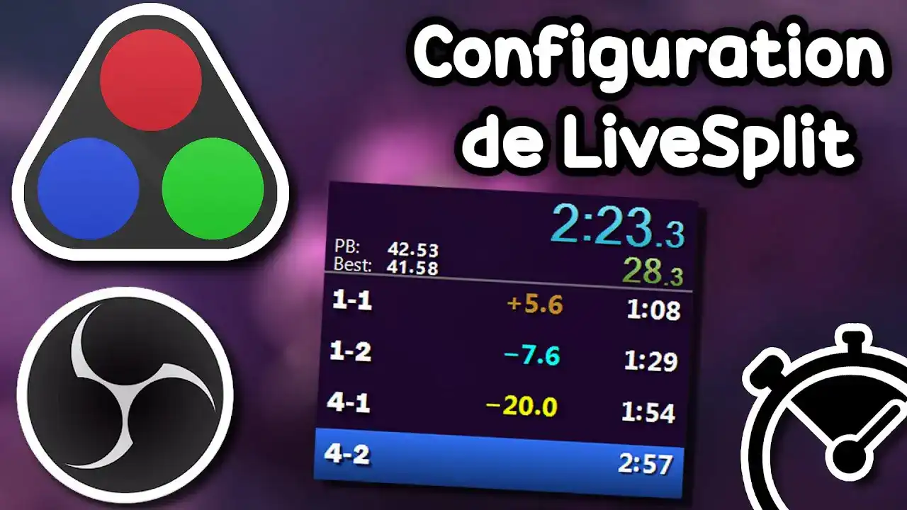 Comment configurer un Timer de Speedrun (Tutoriel Livesplit ...