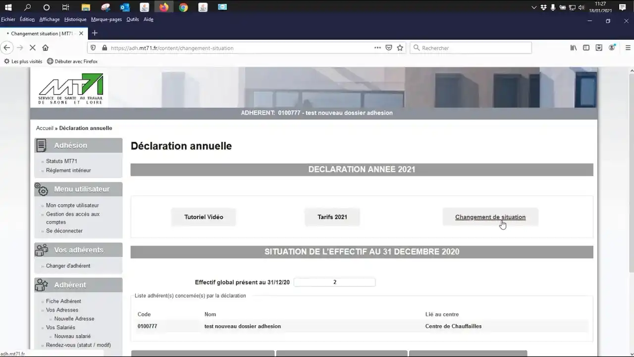 Tutoriel déclaration 2021 - VideoTutoriels