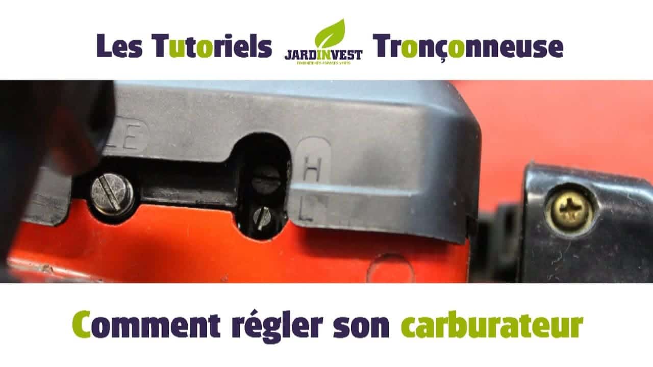Schema Reglage Carbu Tronconneuse