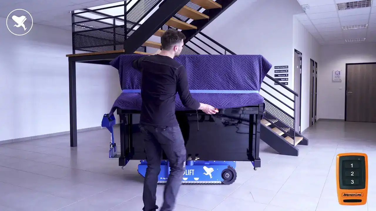 PIANOLIFT 2 TUTORIEL #4 CHARGEMENT / DECHARGEMENT D'UN PIANO DROIT ...