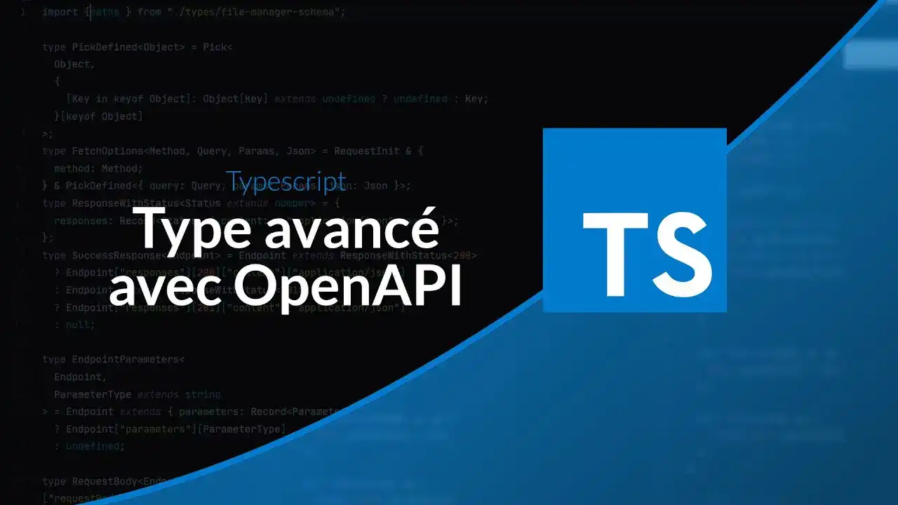 Tutoriel Typescript Typer Une Fonction Basée Sur Openapi Videotutoriels