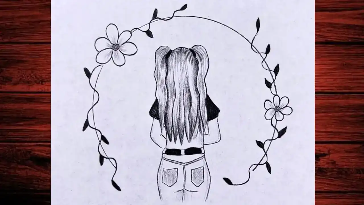 Apprendre à dessiner une belle fille étape par étape / Tutoriel vidéo ...