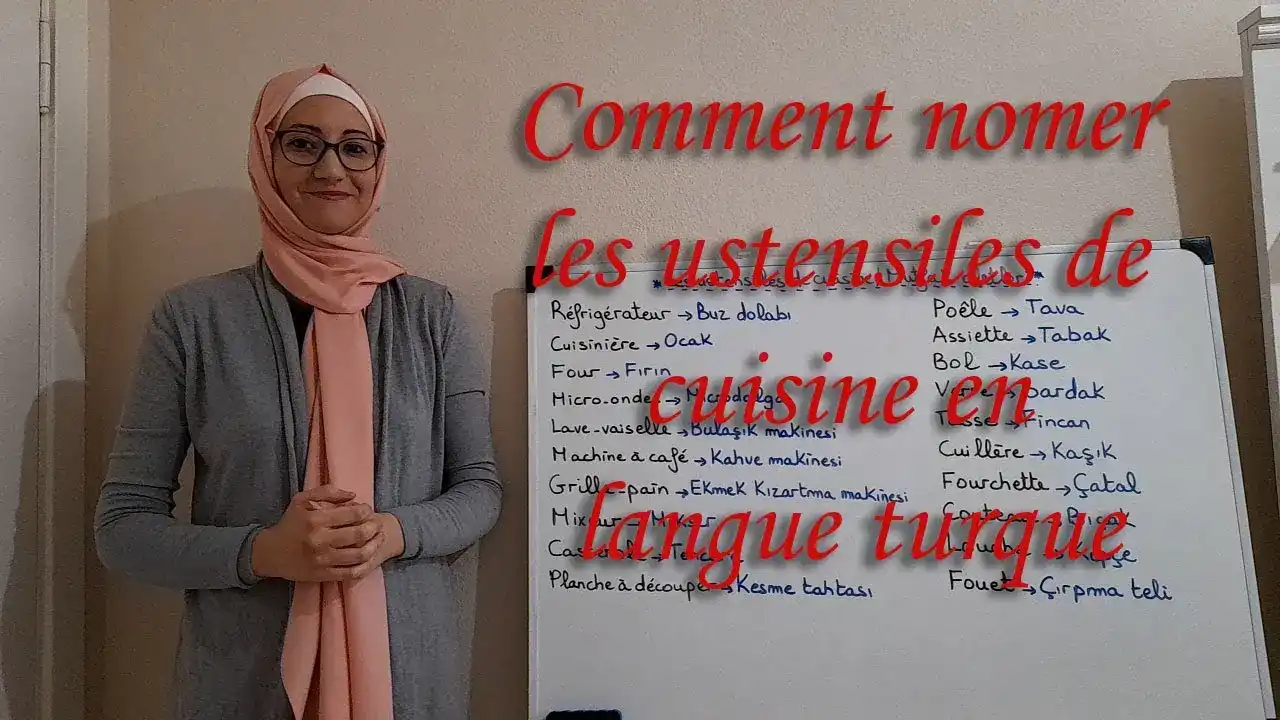 Leçon N34: Comment nommer les ustensiles de cuisine en turc ...