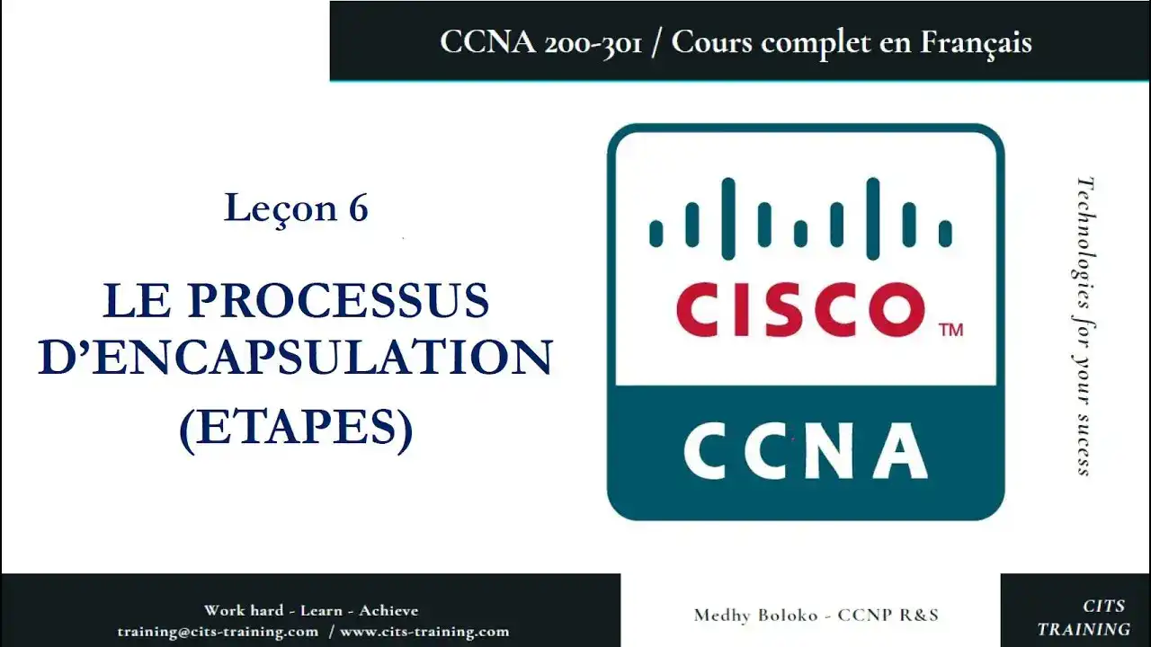 CCNA 200-301 en Français - Leçon 6 : Le processus d’encapsulation ...