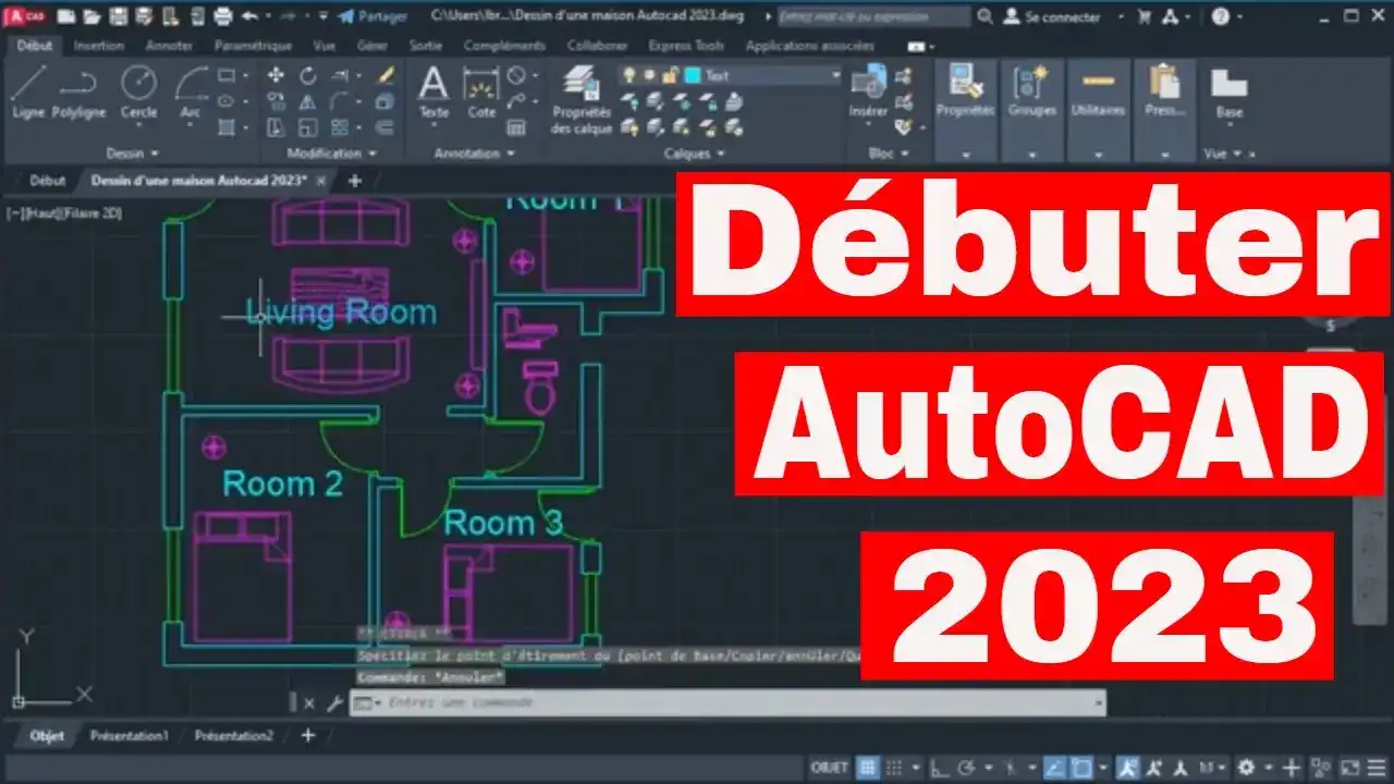 Tutoriel Complet AutoCAD 2023 (Part 1) - VideoTutoriels