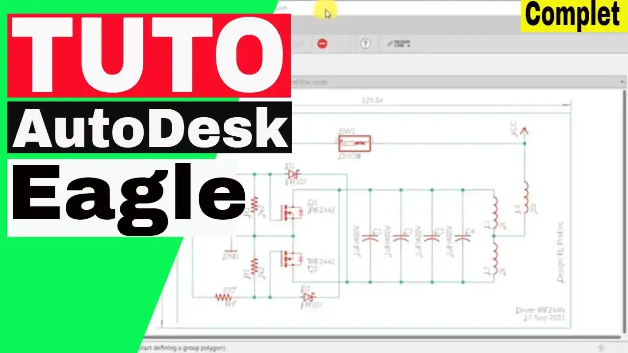Tutoriel Autodesk EAGLE pour les débutants - (Complet) - VideoTutoriels