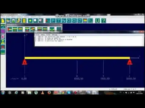 Tutoriel RDM 6 : Exercice sur poutre soumise à la flexion - VideoTutoriels