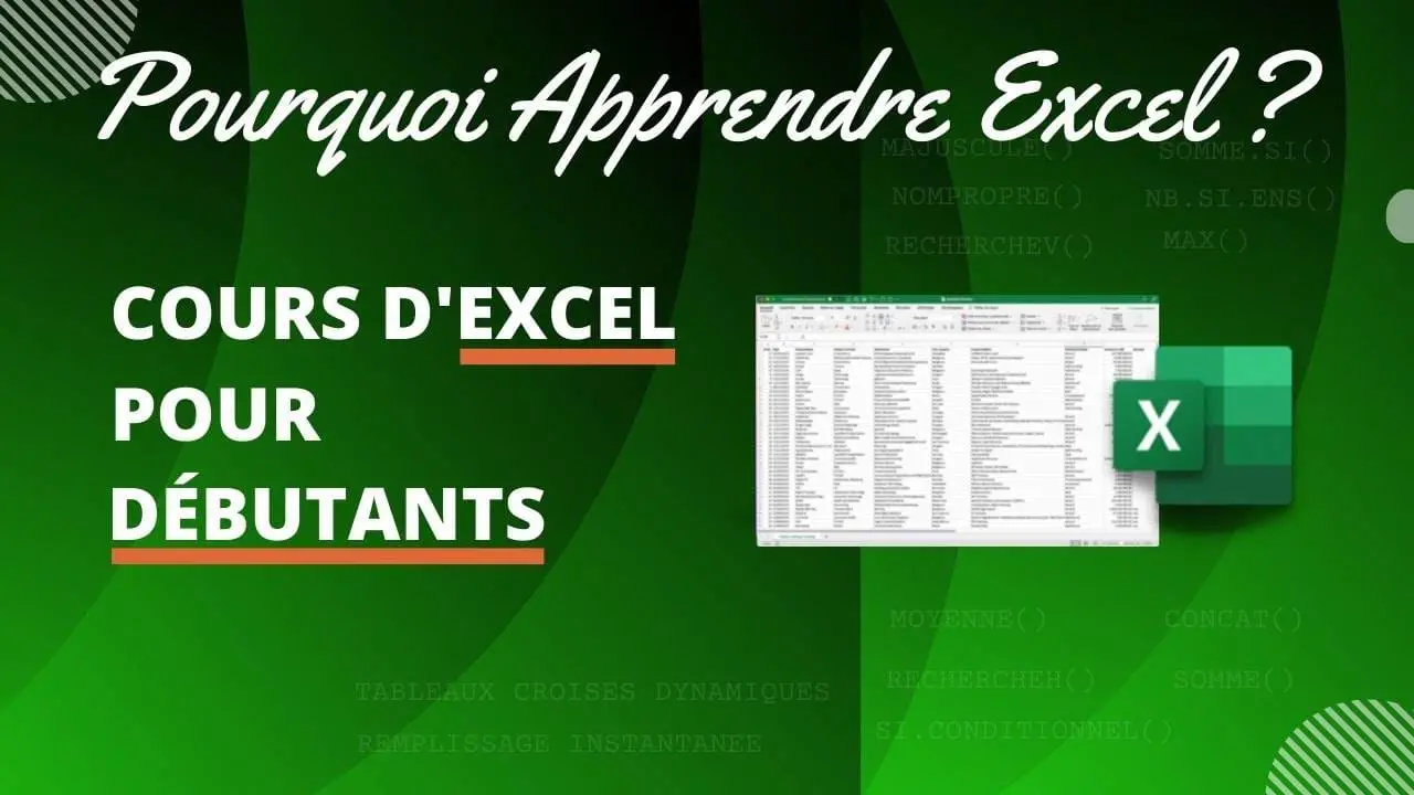 Cours de excel pour débutant | Pourquoi apprendre excel ? - VideoTutoriels Cours de excel pour débutant | Pourquoi apprendre excel ? - VideoTutoriels