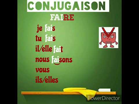 leçon de conjugaison.(CE1/CE2) le verbe faire au présent - VideoTutoriels