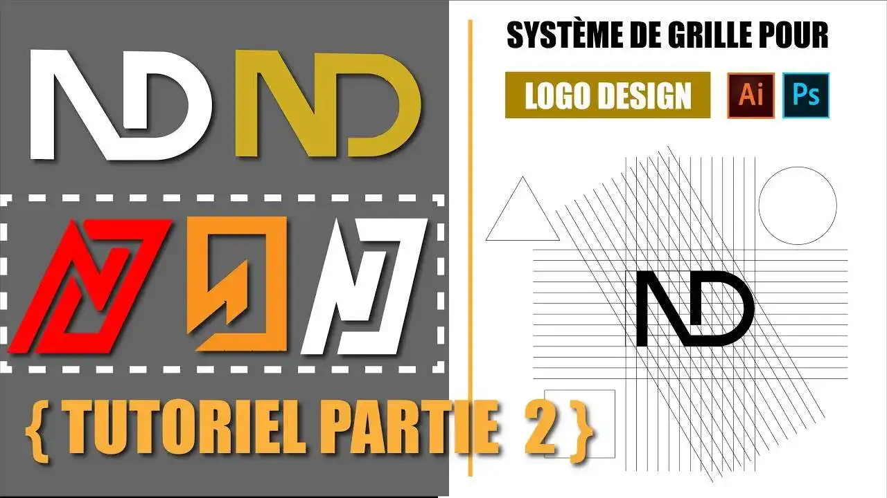 Tutoriel Logo Design Modern Sur Illustrator [ ND PARTIE 2 ...