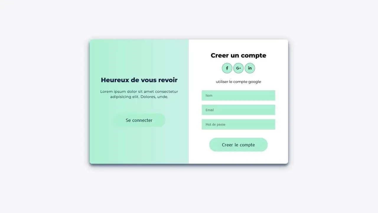 Tutoriel Javascript Formulaire Dinscription And De Connexion Html Css Javascript Da