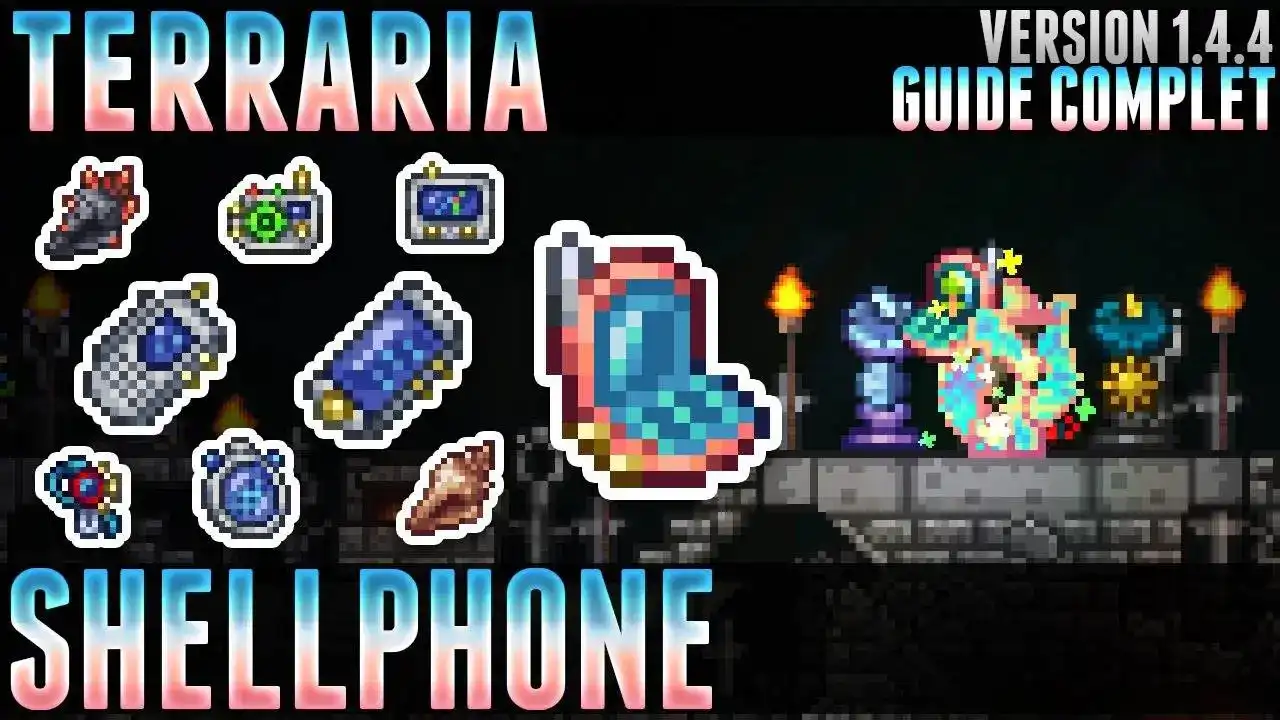Comment obtenir le Shellphone ? Le Guide Complet ! - Tutoriel Terraria ...