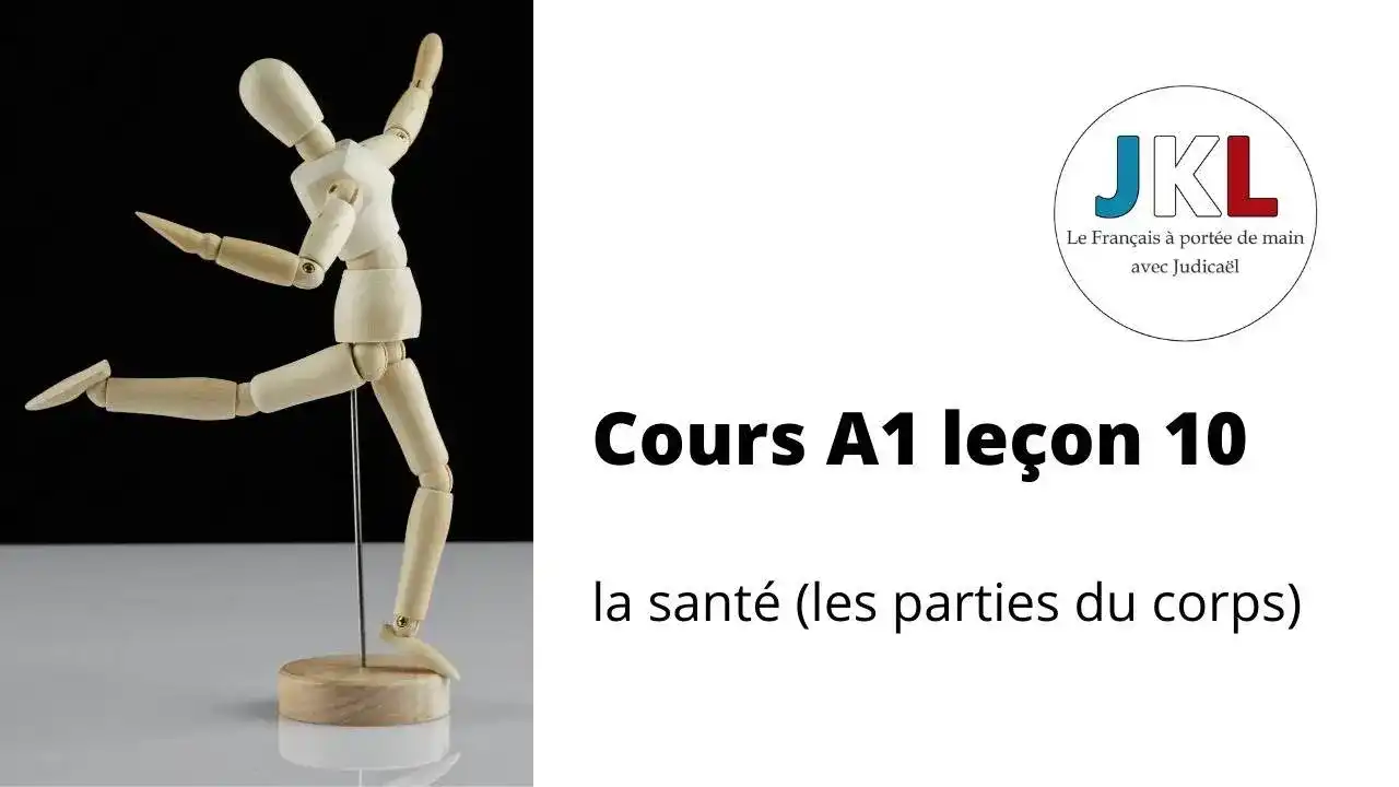 JKL - cours A1 leçon 10 - la santé (les parties du corps) - VideoTutoriels