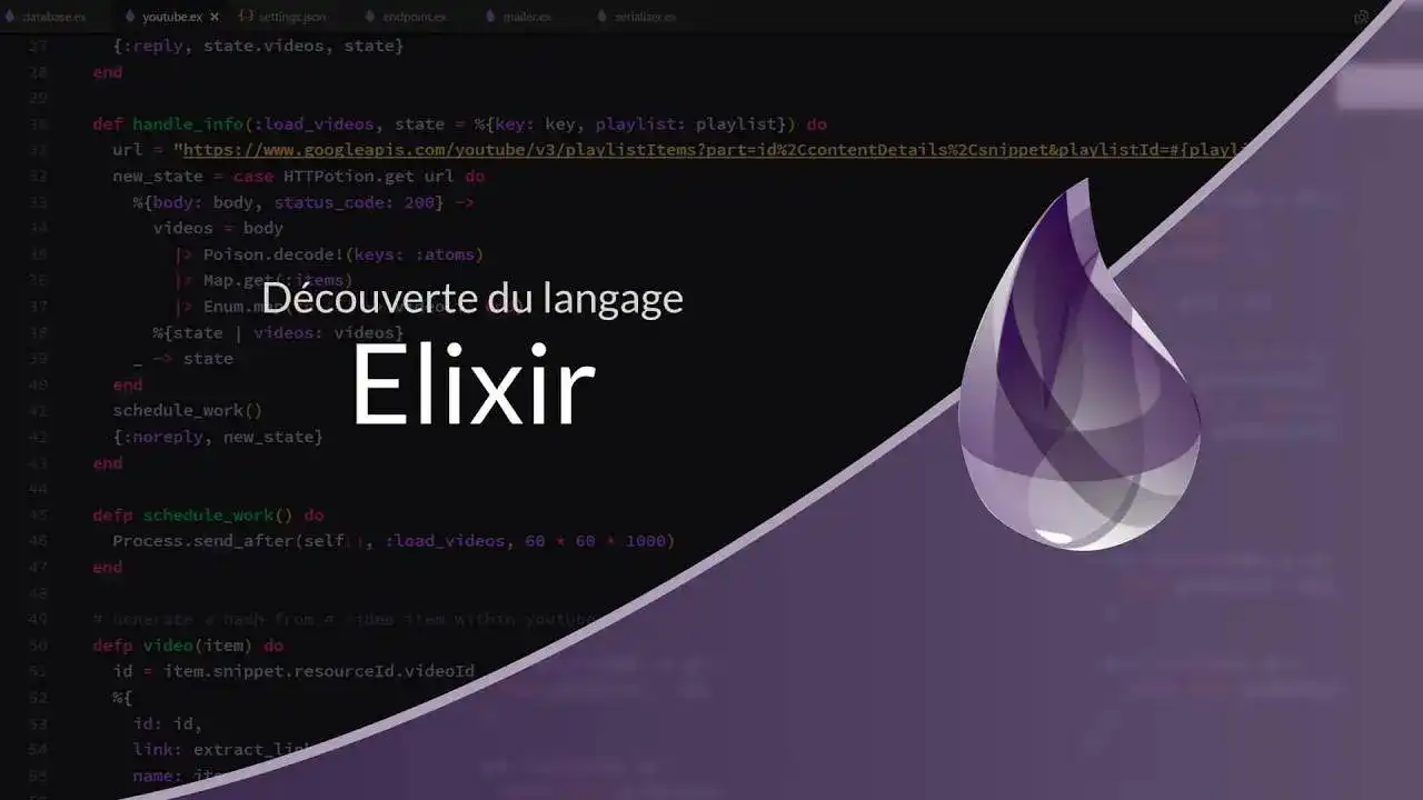 Tutoriel Elixir : Découverte du langage Elixir - VideoTutoriels