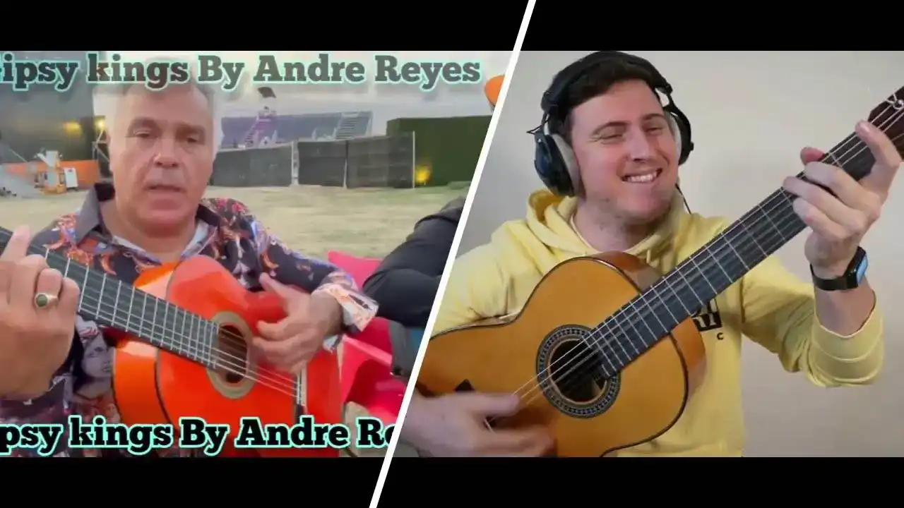 Andre Reyes du Gipsy Kings - Dubaï / Fue Asi - Tutoriel - Rumba Gitane ...