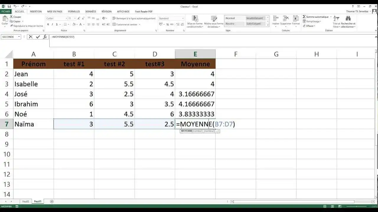 tutoriel Excel 2013 #10 Fonctions de base - VideoTutoriels
