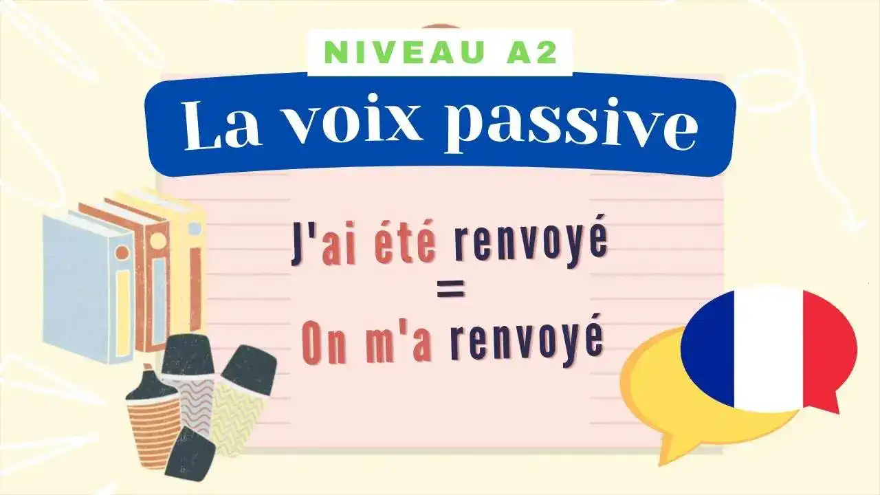 Le passif - Leçon de français (Niveau A1/A2) - Cours de grammaire ...