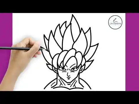 COMMENT DESSINER SANGOKU - TUTORIEL ÉTAPE PAR ÉTAPE - VideoTutoriels