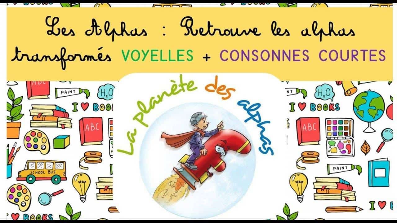 Leçon 19 sur Les Alphas : Retrouve les alphas transformés (voyelles et ...