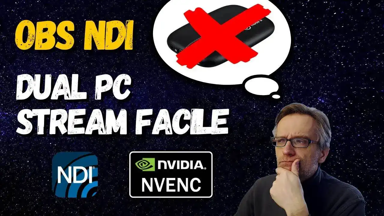Tutoriel - stream avec NDI sur OBS ou Streamlabs Obs en dual pc sans boitier ou carte d ...