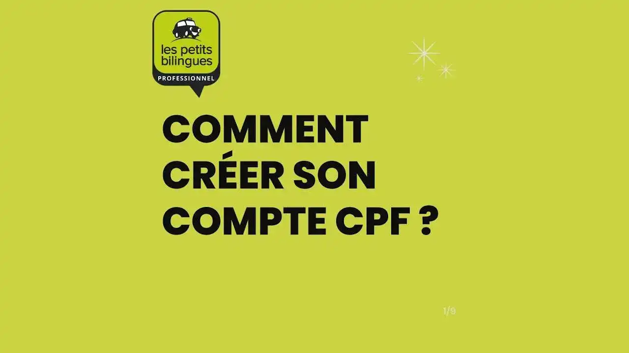 Tutoriel vidéo - Comment créer son compte CPF ? - step by step guide ...