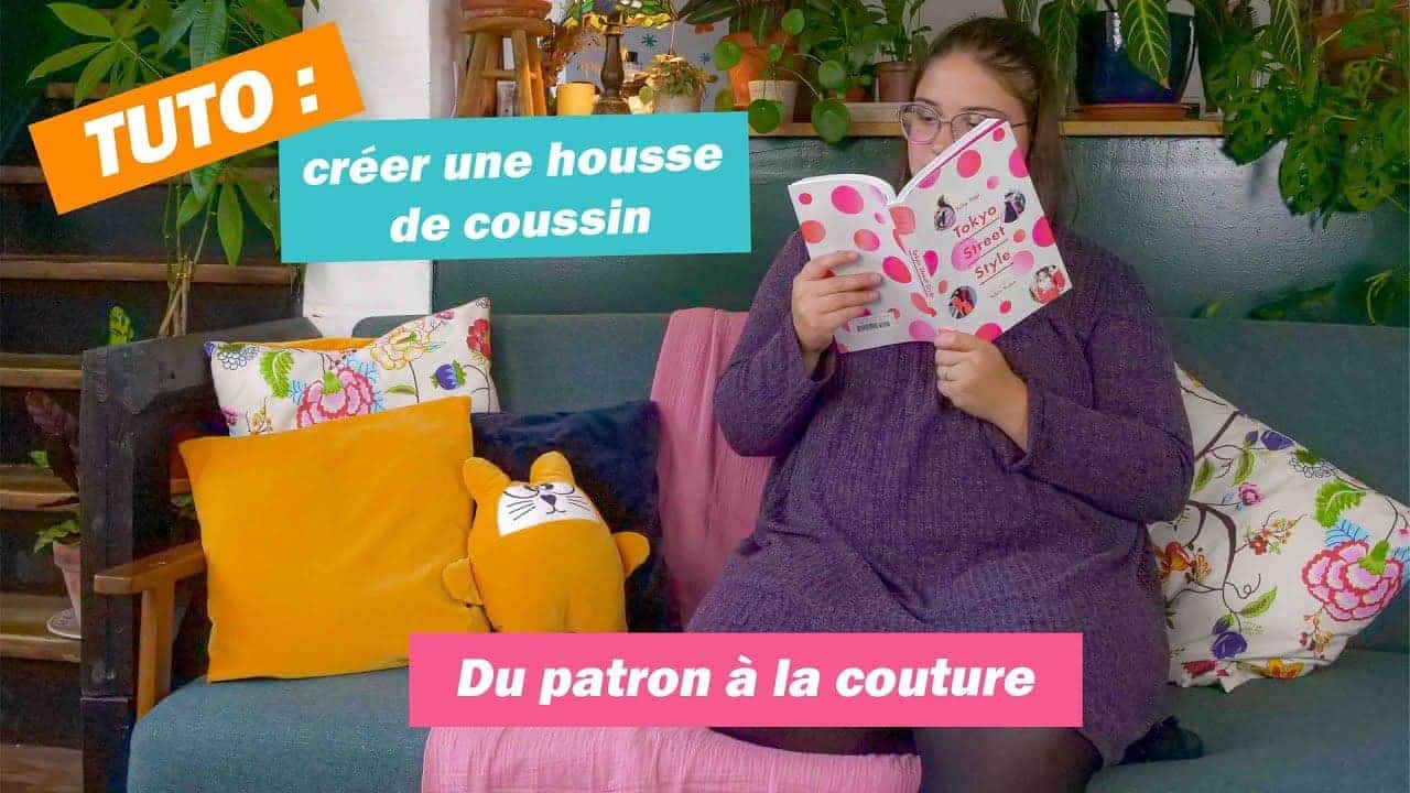 Tutoriel couture : patron et couture d'une housse de coussin ...