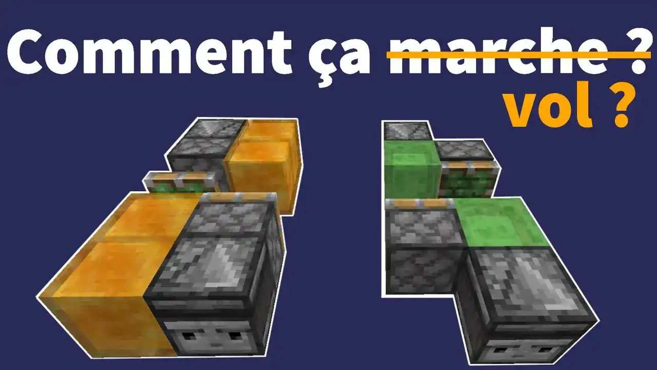 ☑️ Comment Construire une Machine Volante Simple ? Tutoriel Redstone ...