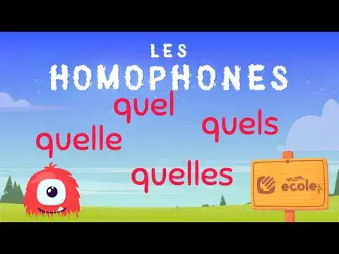 Les homophones quel / quelle / qu'elle - Leçon Motoufo.fr - VideoTutoriels